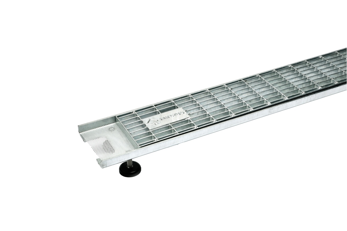 AquaDrain® TM - Dünnschichtiger Drainrost – stufenlos höhenverstellbar ...