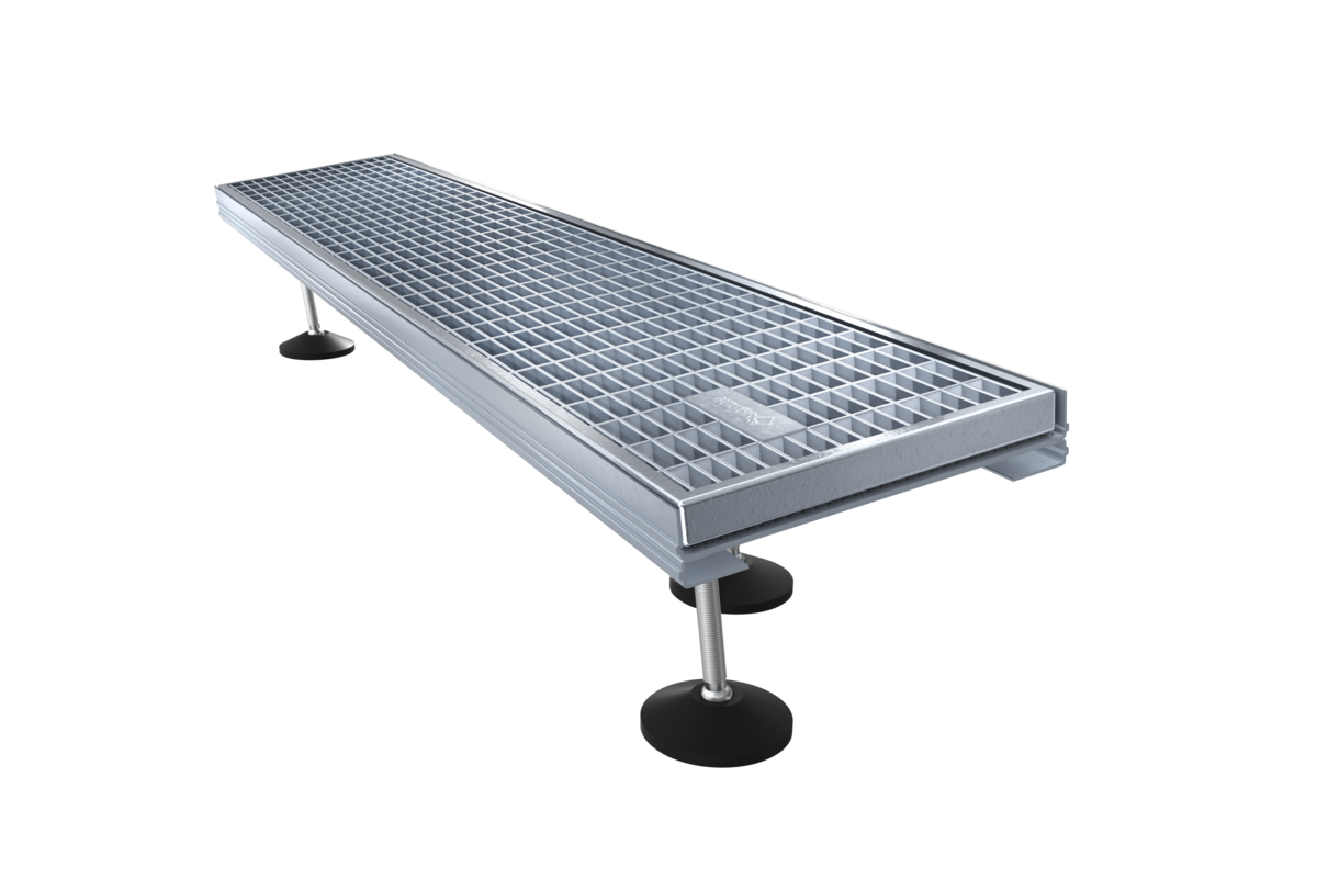 AquaDrain® BF-FLEX - Rampenartig einstellbarer Drainrost – stufenlos ...