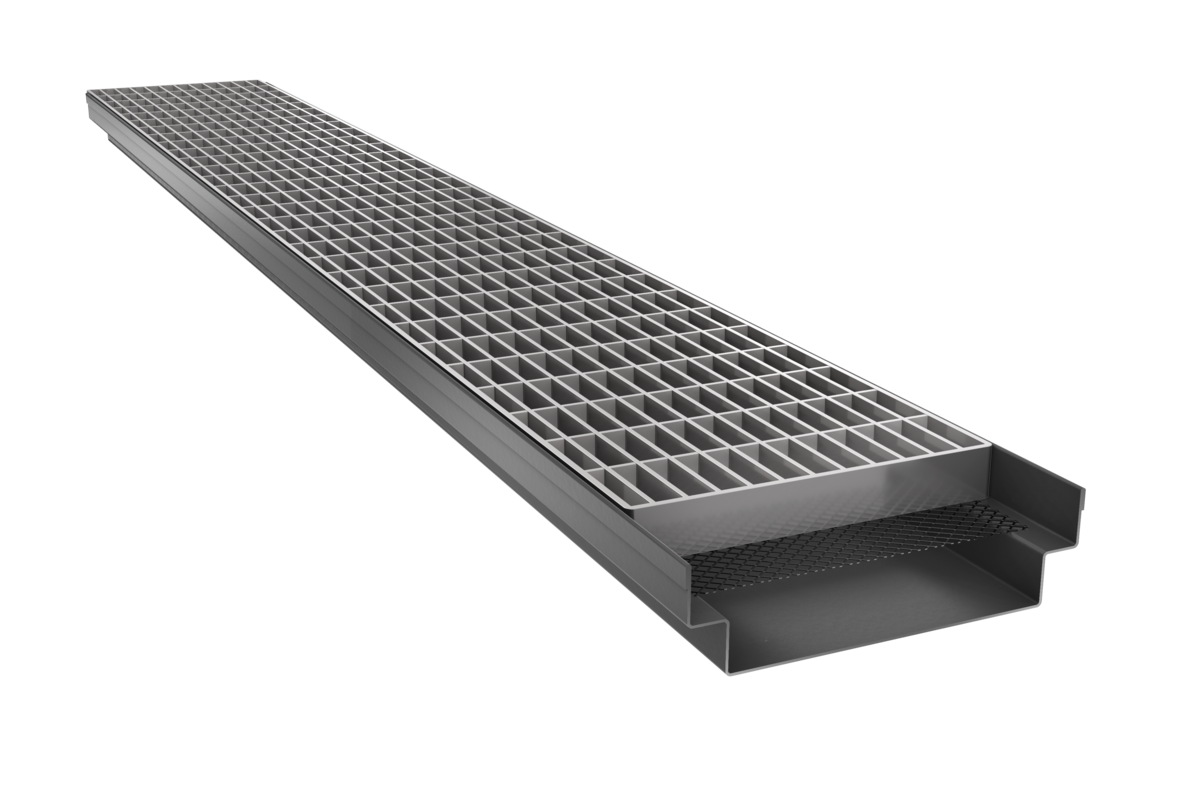 AquaDrain® KRU - Box gully– can be cut to any length Gutjahr Systemtechnik